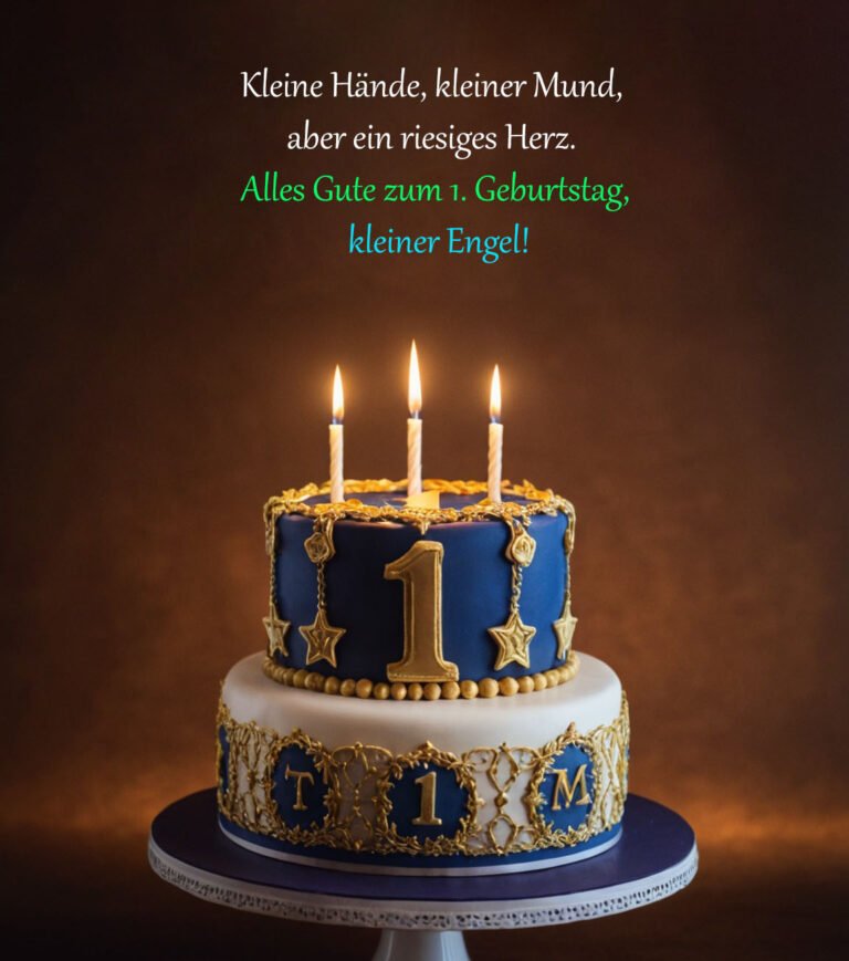 Geburtstagsspruch Zum 1