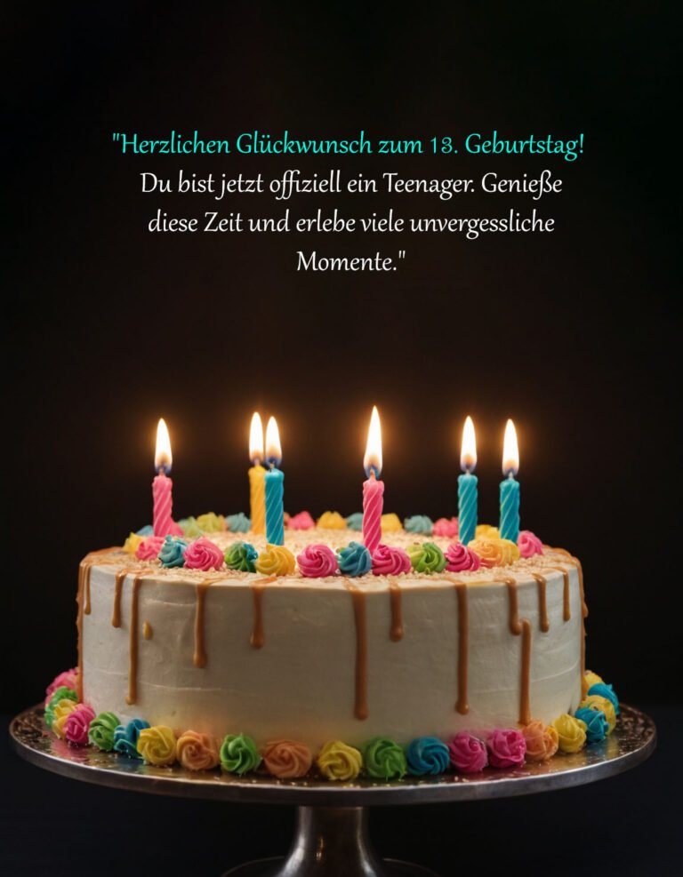 Geburtstagswunsche Fur 13 Jahrigen