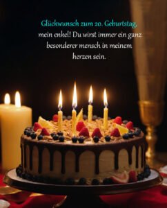 Gluckwunsche Zum 20 Geburtstag Enkel