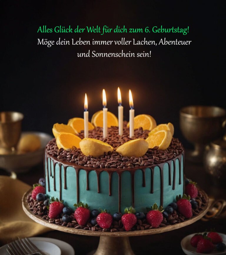 6 Geburtstag Spruch