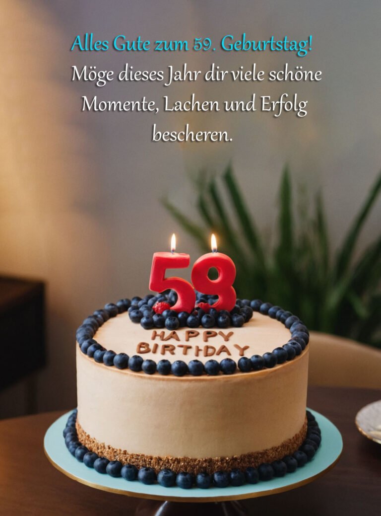Sprüche für Glückwünsche zum 59. Geburtstag